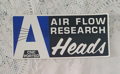 AIR FLOW RESEARCH Heads Sticker Decal | eBay