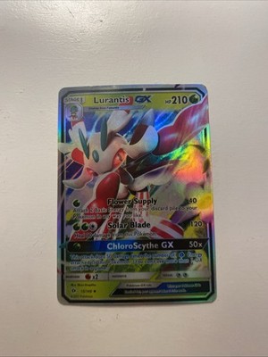 Lurantis GX Ultra Rare Pokemon Card 15/149 - Sun and Moon | eBay