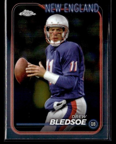 2024 Topps Chrome #122 Drew Bledsoe Card New England Patriots | eBay
