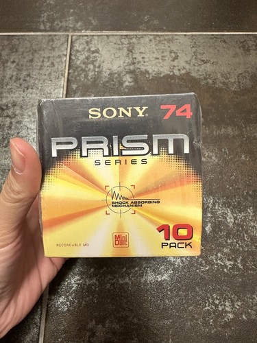 D 10 x SONY PRISM series Recordable 74 MINUTE MD Mini Discs Japan New ...