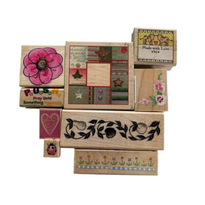 Flowers Rubber Stamp Set #35 | eBay