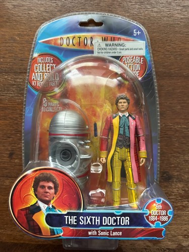 Doctor Who Sixth Doctor Action Figure with Giant Robot Build AFigure ...
