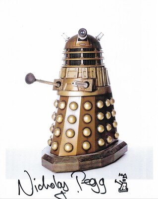 Nicholas Pegg DOCTOR WHO 'DALEK' Genuine Signed Autograph 10 x 8 COA ...