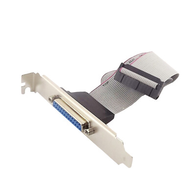 1x Parallel Port Cable DB25 Female to 26 Pin IDC Motherboard header 1FT ...