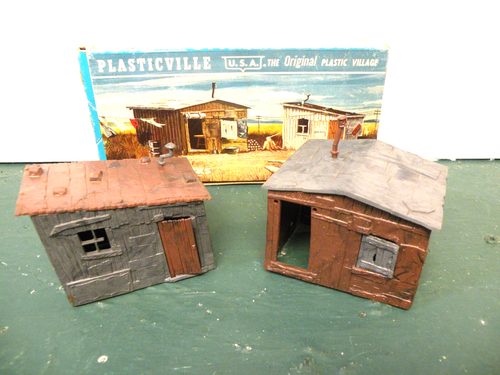 PLASTICVILLE VINTAGE HOBO SHACKS #1627-100 IN BOX O/S | eBay