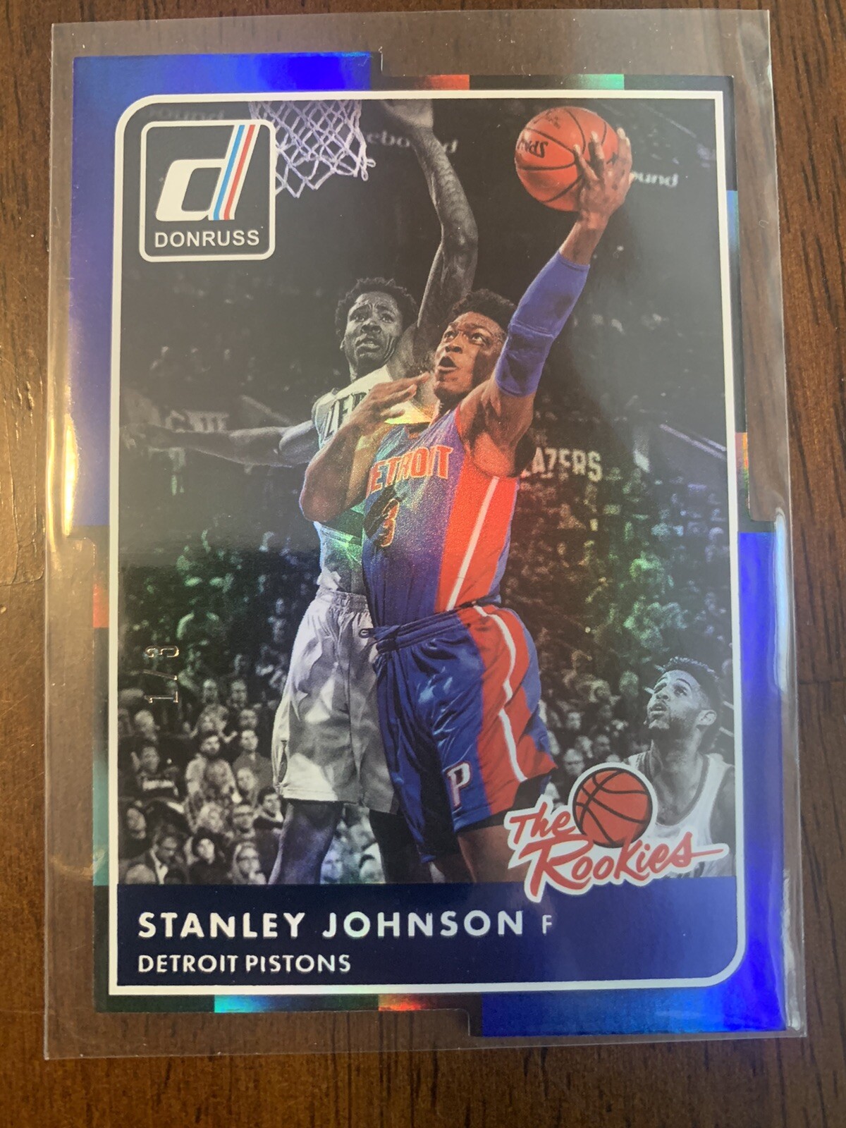 2015 Panini Donruss The Rookies Status Die-Cut /3 Stanley Johnson #10 ...