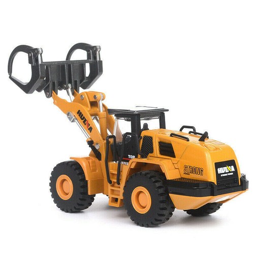 1/50 Diecast Wheel Timber Grab Loader Model Alloy Construction Vehicle ...