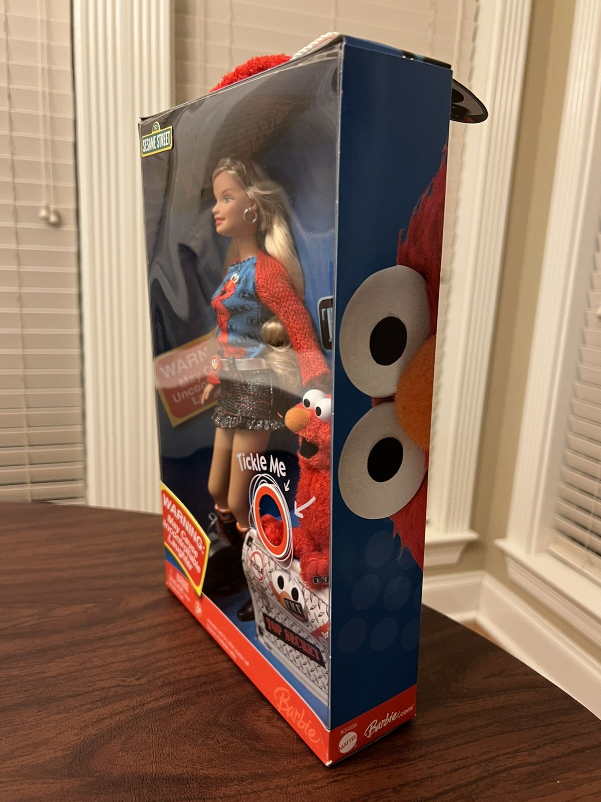 NEW- Barbie Doll Sesame Street Tickle Me Elmo Mattel 2006 READ ...