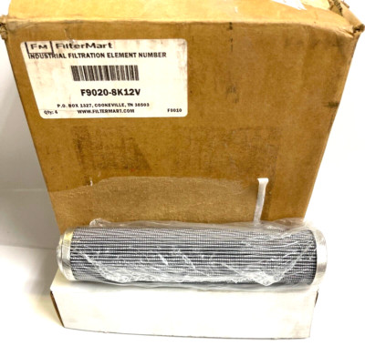 FILTER MART PLEATED MICROGLASS ELEMENT F9020-8K12V | eBay