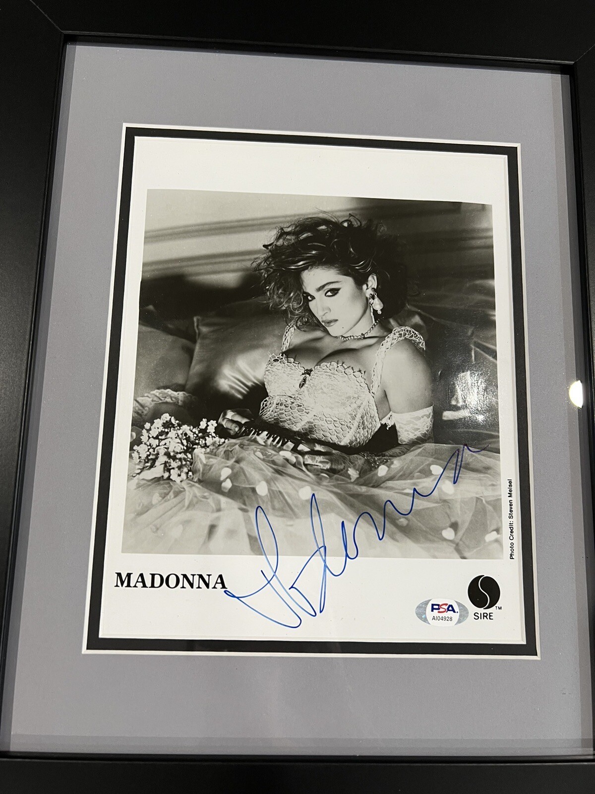 Madonna Like A Virgin SIGNED 8x10 Photo Autograph PSA/DNA COA Framed | eBay