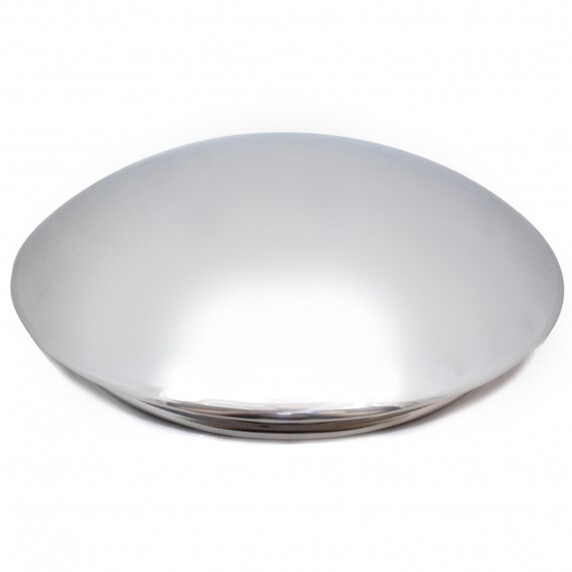 4 NEW 7.5" CHROME Baby Moon Wheel Center Caps for Smoothie Rally Wheel ...