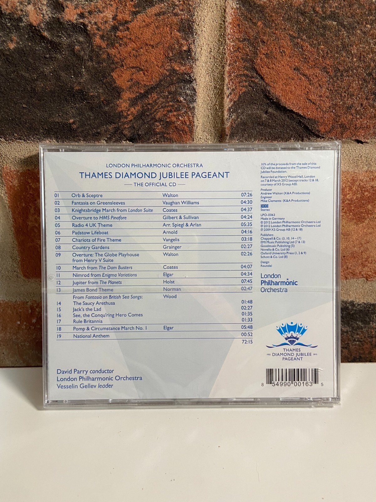 NEW Sealed | London Philharmonic - Thames Diamond Jubilee Pageant 60 ...