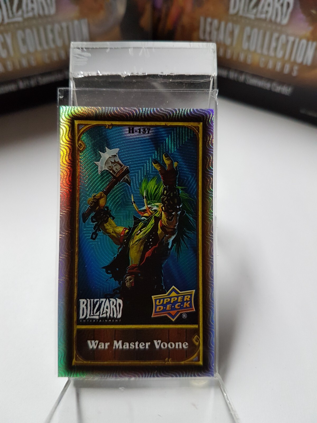 2023 Upper Deck Blizzard Legacy Hearthstone Mini Classic H-137 War ...