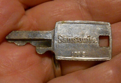 Vintage Antique Samsonite Luggage Key # 170S 170s Suit Cases Suitcases ...