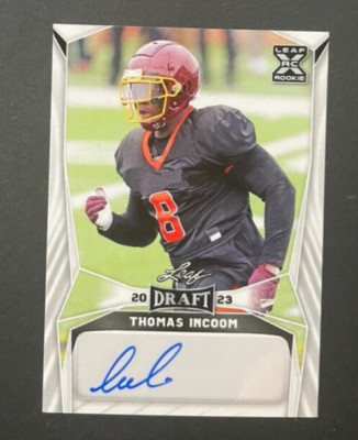 2023 Leaf Draft - Thomas Incoom #BA-TI1 Central Michigan - ROOKIE AUTO ...