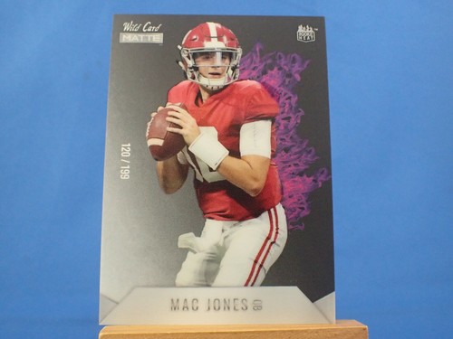 Mac Jones Wild Card Matte 2021 RC Rookie Heat /199 | eBay