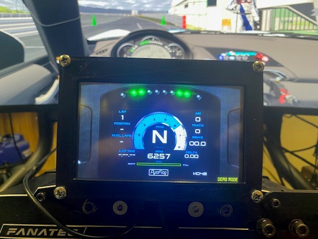 Dash Display Dashboard For Sim Racing Games Data LCD Motec Dash panel ...