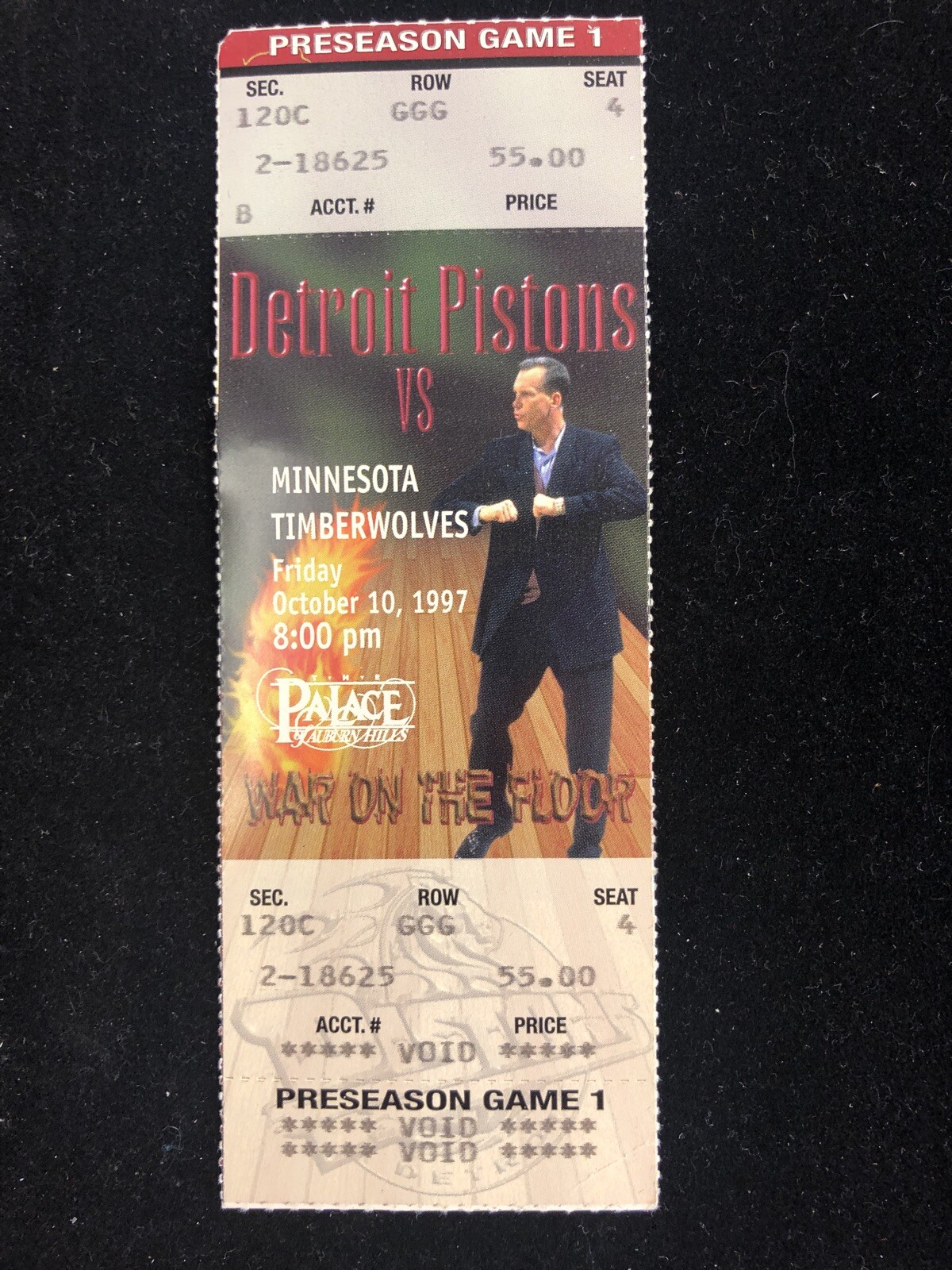 October 10 1997 Pistons Timberwolves Preseason Game 1 Palace 1 Full ...