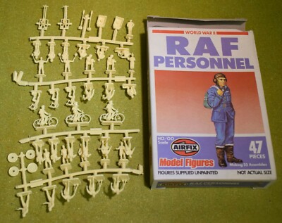 MODEL KIT AIRFIX HO/OO SCALE WORLD WAR II BRITISH RAF PERSONNEL 01747-5 ...