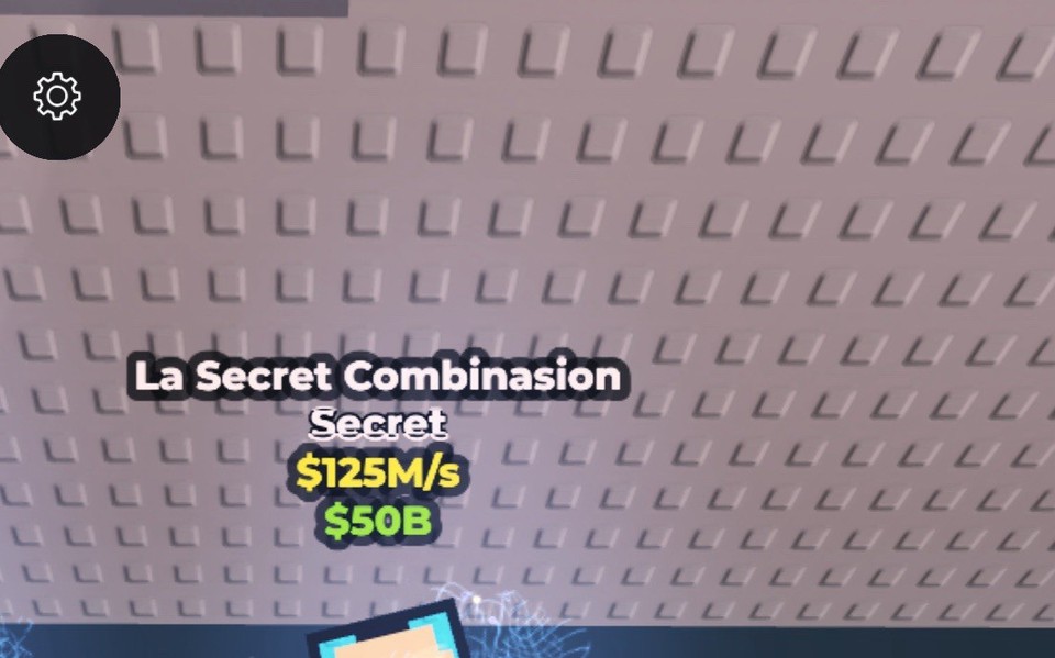 🤩La Secret Combinasion Rare Secret 0.5 Percent Chance 125 MPS SAB ...