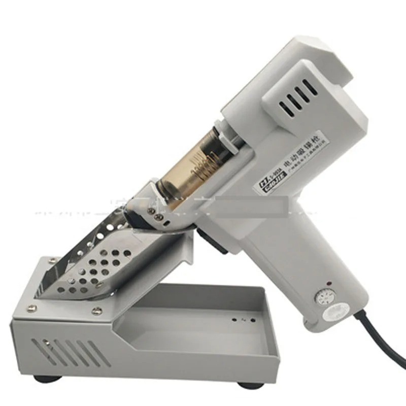 Electric Vacuum Desoldering Pump Solder Sucker Gun Heating Core Suction ...