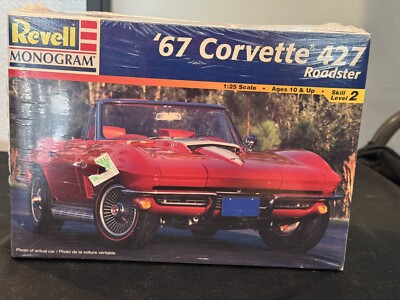 Revell Monogram 67 Corvette 427 Roadster 1/25 852968 Factory Sealed | eBay
