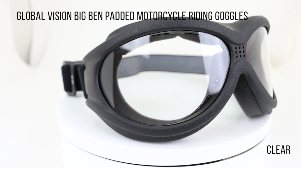 3 Pairs Global Vision Big Ben Safety Goggles Black Clear Smoke Blue ...