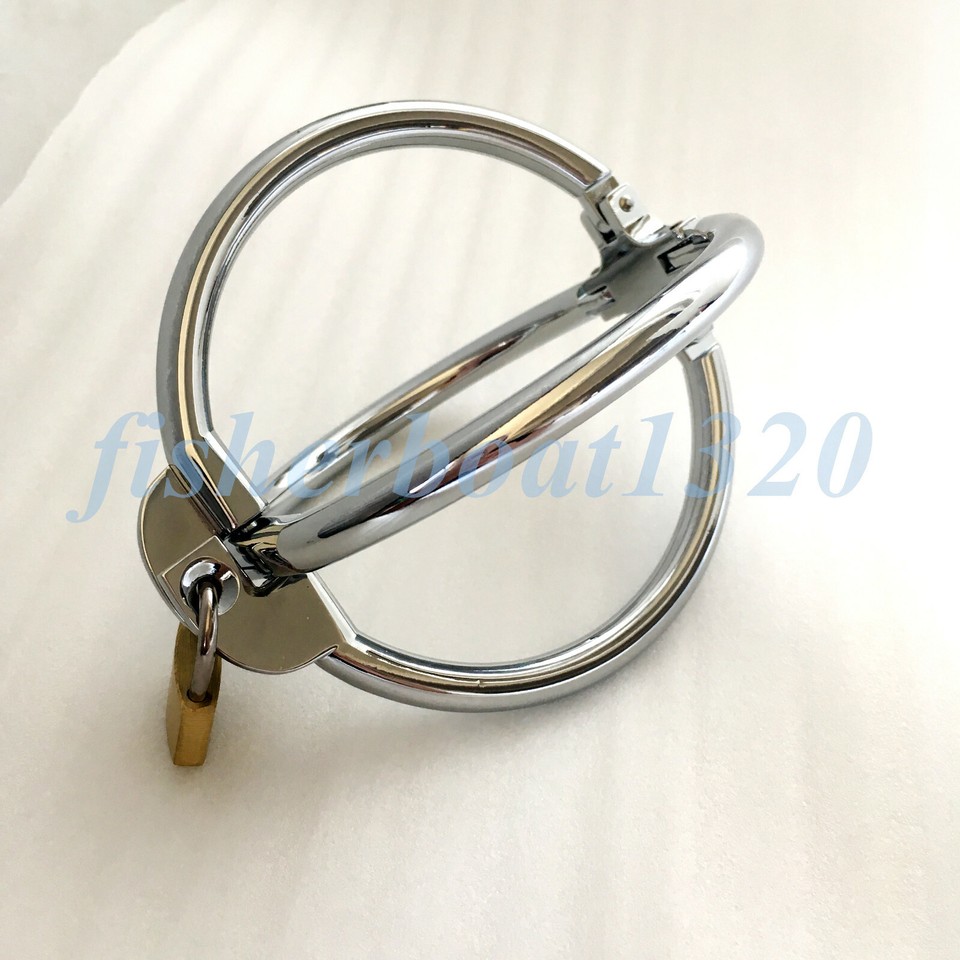 Roleplay Metal Steel Cross Handcuffs Lockable Wrist Restraints Shackle ...