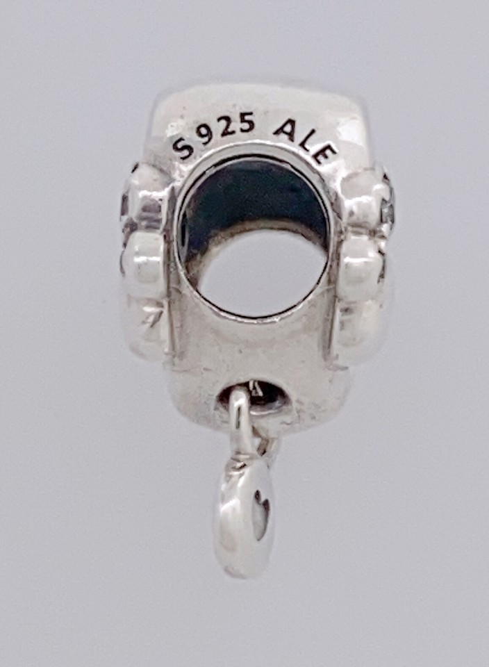 New 100% Authentic PANDORA Sparkling Paw Print Heart, Fur Mom Charm ...