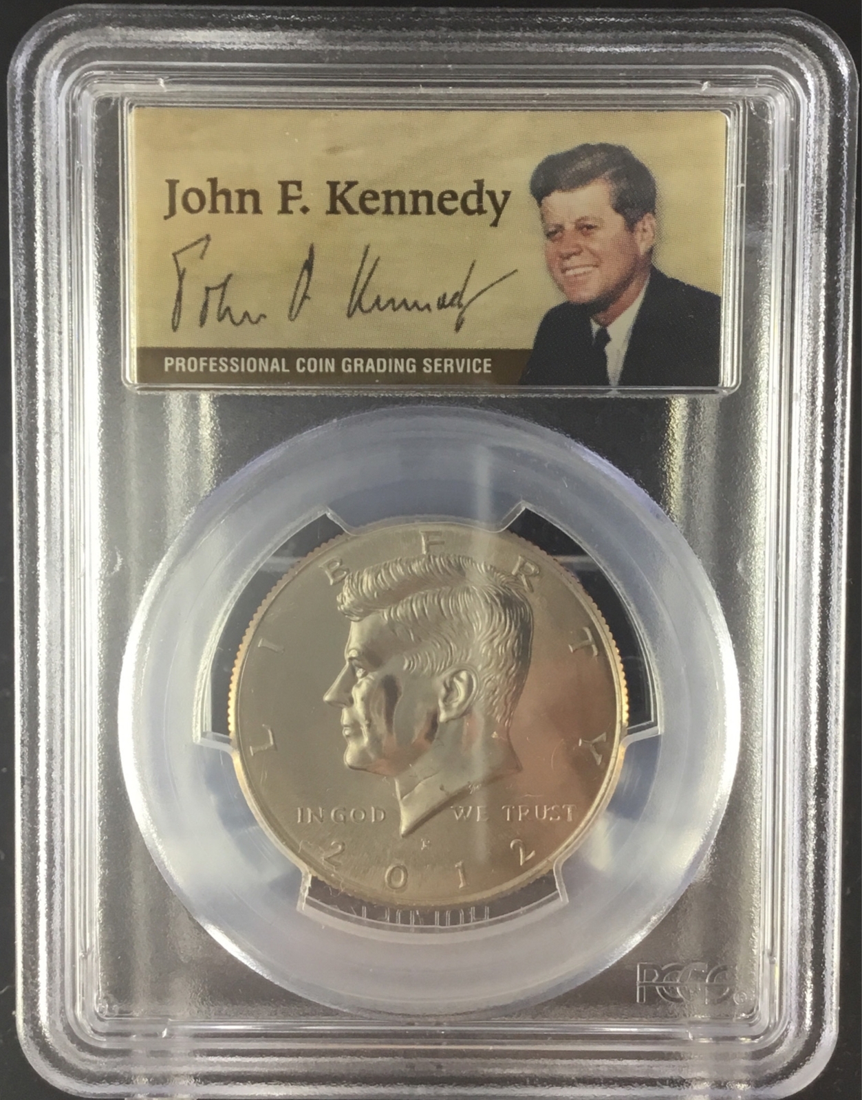 2012-P PCGS MS67 Kennedy Half Dollar Signature Label | eBay