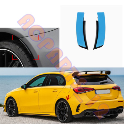 2x Rear Fender Flares Covers Wheel Arch Lip For Mercedes W177 A-Class ...