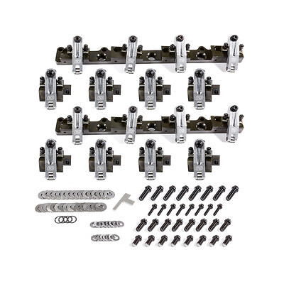 T AND D MACHINE BBC Shaft Rocker Arm Kit w/Brodix SR20 Heads 3142-170/ ...