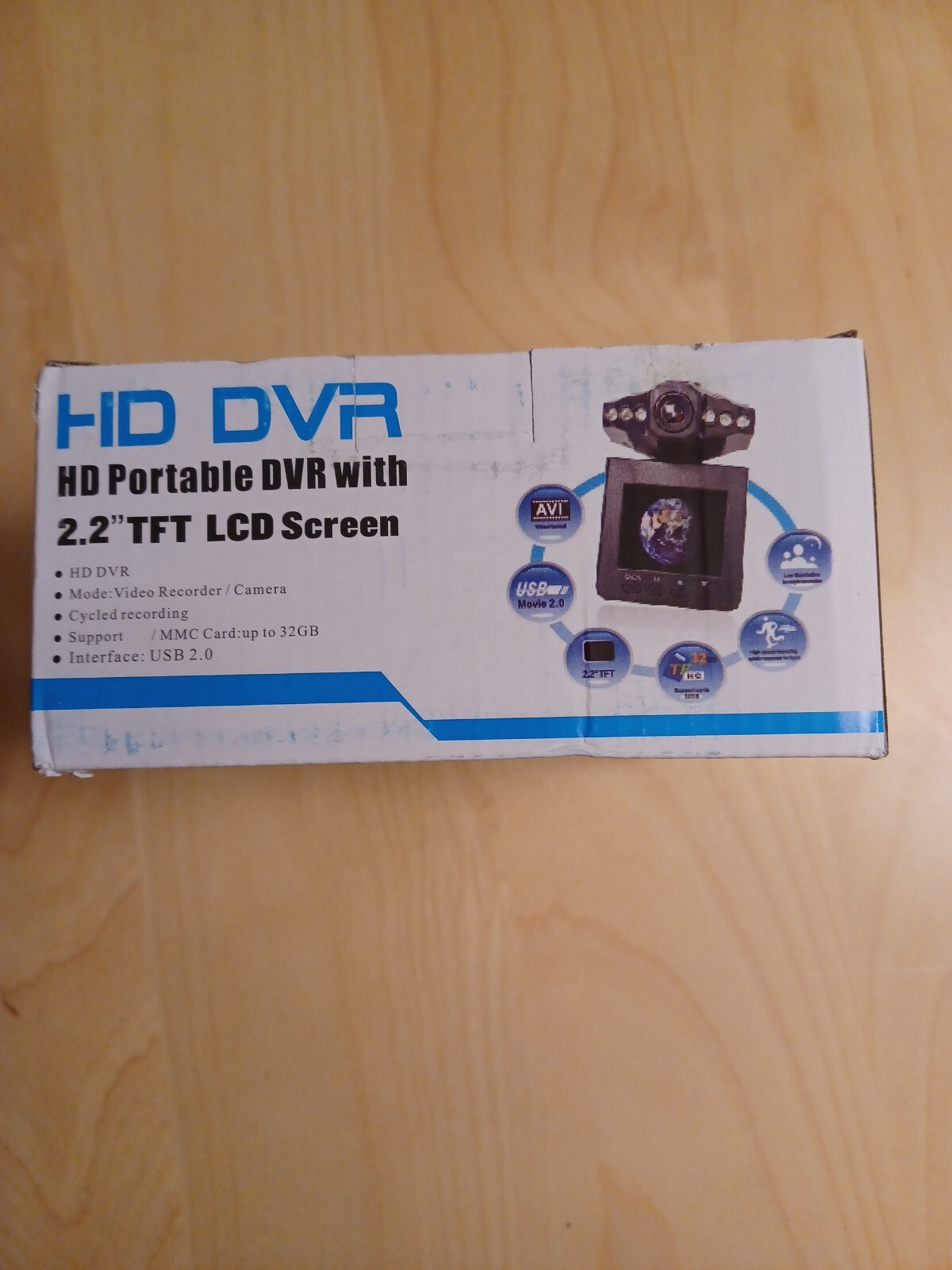 HD Portable DVR with 2.5" TFT LCD Screen Dash Cam Video Recorder w ...