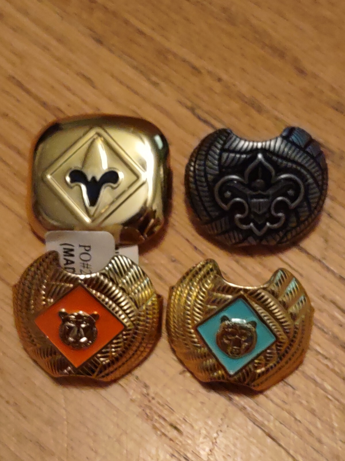 VINTAGE NEW OLD STOCK HANDKERCHIEF SLIDES 4-4-1 PRICE ALL DIFFERENT BOY ...