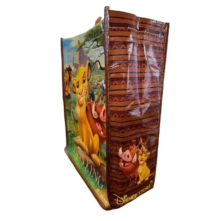The Lion King Simba, Timon, Puma & Scar Brown Reusable Gift Tote Bag ...