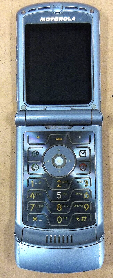 Motorola RAZR V3 - Silver ( GSM ) Cellular Flip Phone | eBay