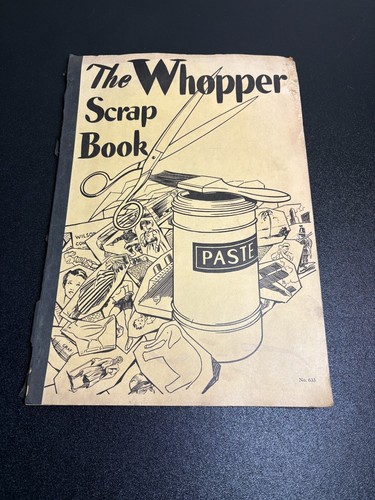 THE WHOPPER SCRAP BOOK 1930s-1940s | eBay