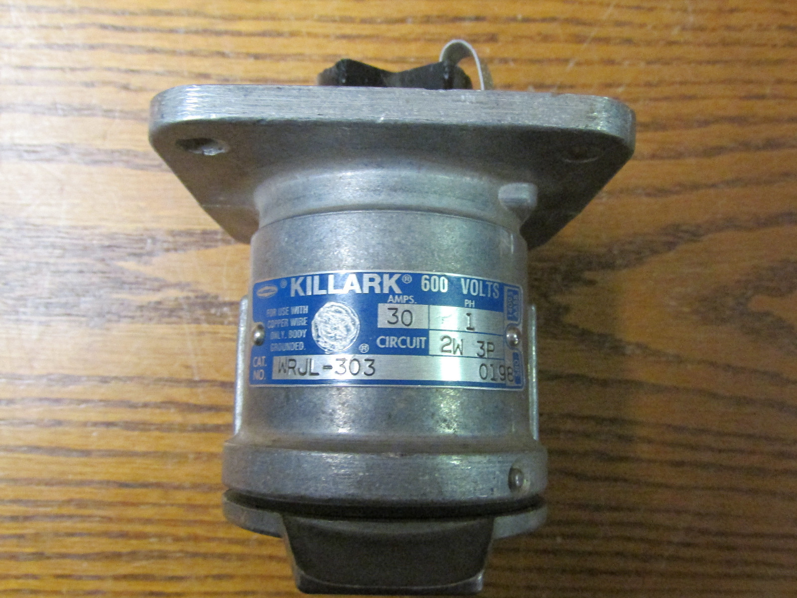 Hubbell Killark WRJL-303 Receptacle 600 Volts 30 Amps 2W-3P | eBay