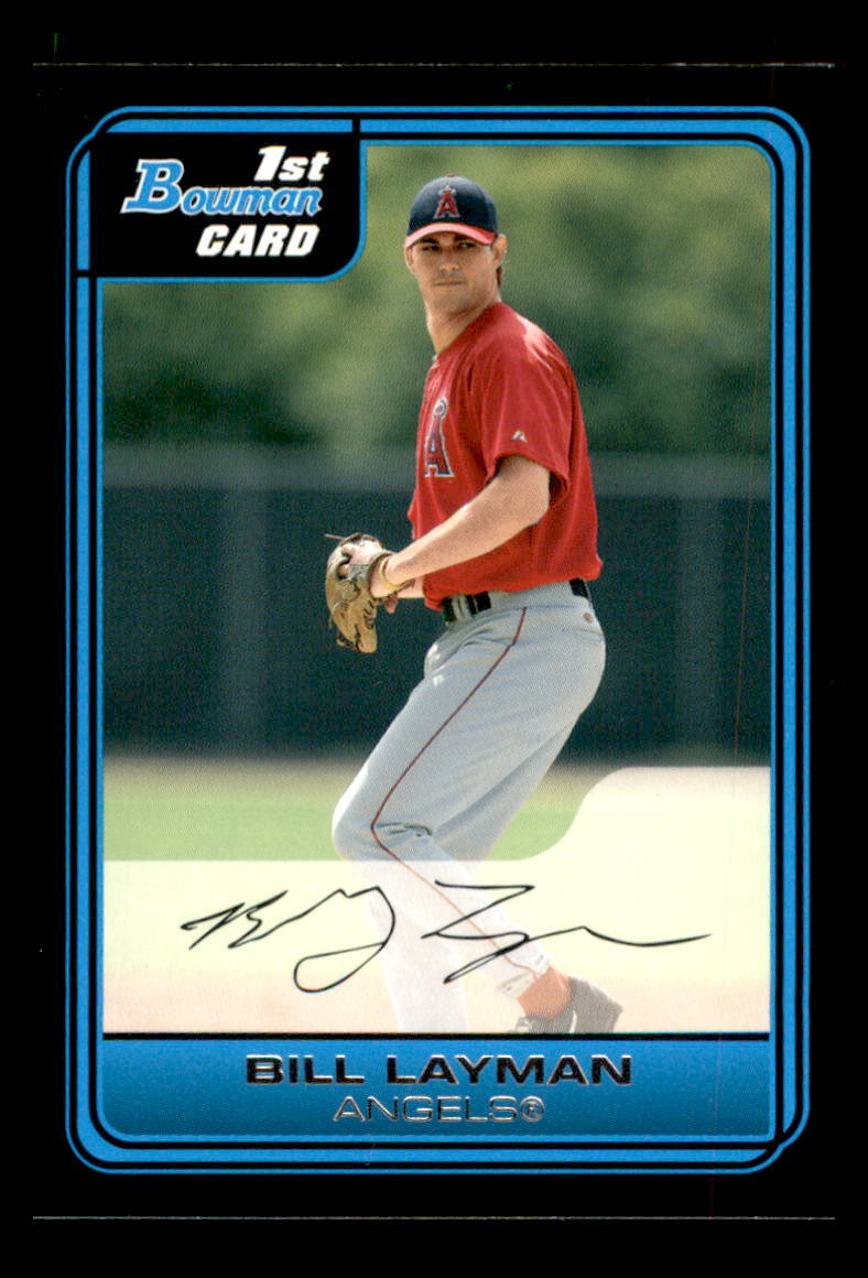 2006 Baseball Bowman Bill Layman Los Angeles Angels #B28 Prospect | eBay