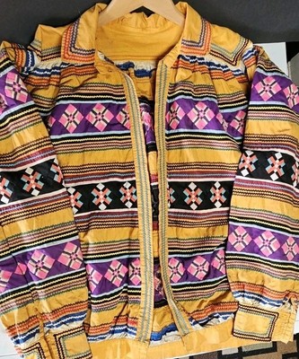 Exquisite Gold & Pink Seminole Ric-Rac Hand Quilted Native American ...