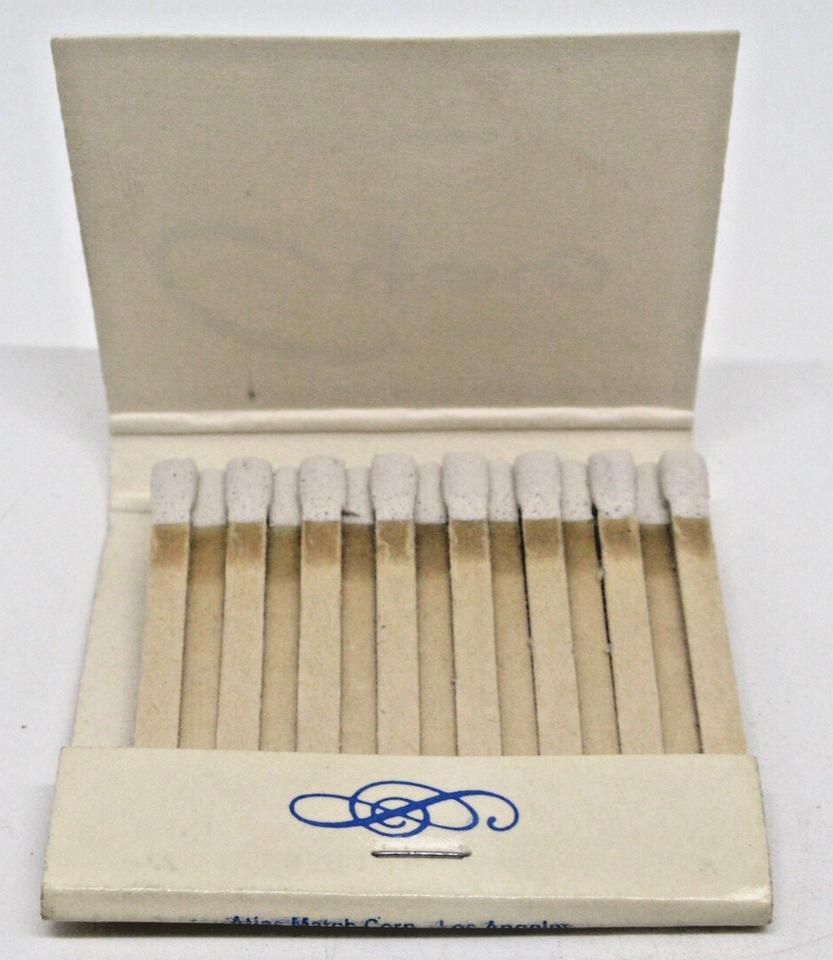 Cyrano At The Marina Restaurant Los Angeles California FULL Matchbook ...