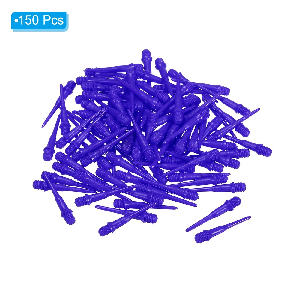 Plastic Dart Tips, 150 Pack 2BA Thread Soft Dart Tips Dart Accessories ...