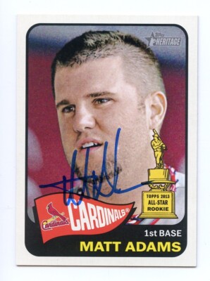 Matt Adams 2014 Topps Heritage Card #127 Auto Signed IP Autograph | eBay