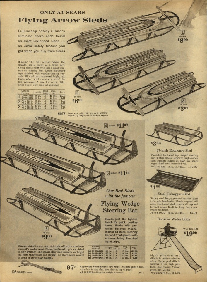 1964 PAPER AD Chain Drive Tractor Dump-Trac Spin-A-Roo Flying Arrow ...