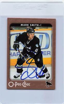 2006/07 OPC #415 Mark Smith Sharks Signed Auto *H5551 | eBay