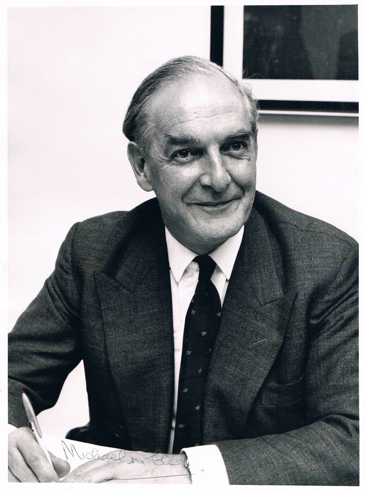 United Kingdom Michael Noble, Baron Glenkinglas autograph signed photo ...