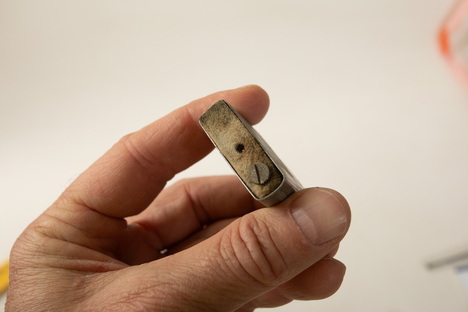 Vintage Zippo Lighter (R3C/JSF6) 1950-1957 Wheel Stuck Patent 2517191 ...