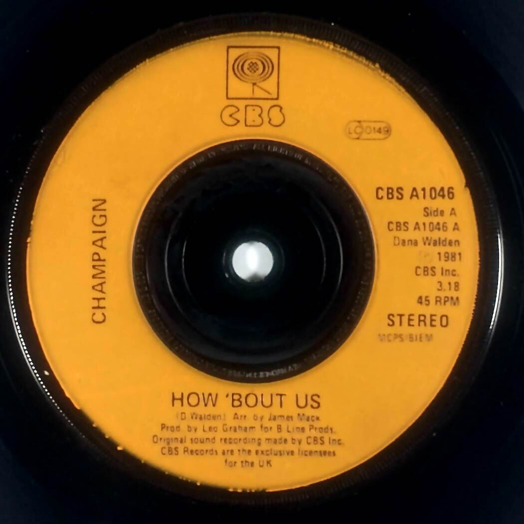 Champaign - How 'Bout Us / Spinnin' [7" 45 rpm Single] UK Import | eBay