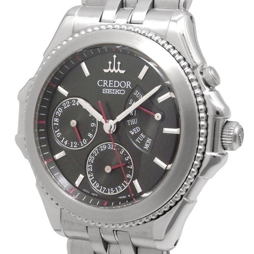 SEIKO CREDOR Pacifique GZBG997 4S77-0A20 Automatic Black Dial Bracelet ...