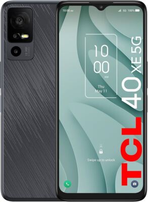 TCL 40 XE 5G T609V 64GB Spectrum Only Starlight Black Smartphone - Very ...